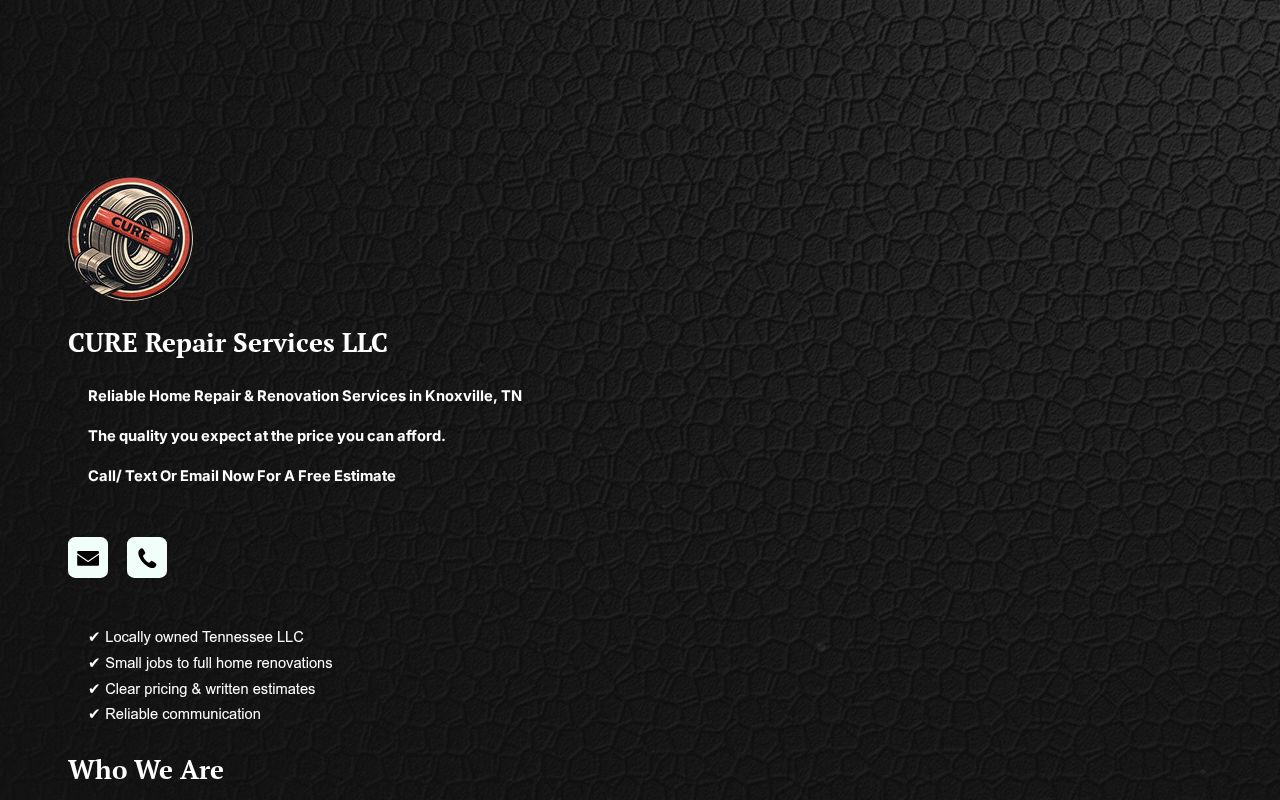 CURE REPAIR SERVICES LLC